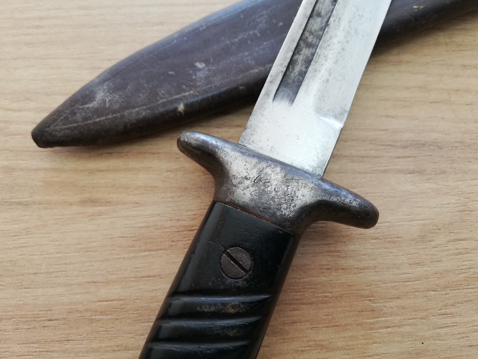 VTG OLD BULGARIAN GERMAN COMBAT TRENCH FIGHTING KNIFE K98 DAGGER MAUSER ...