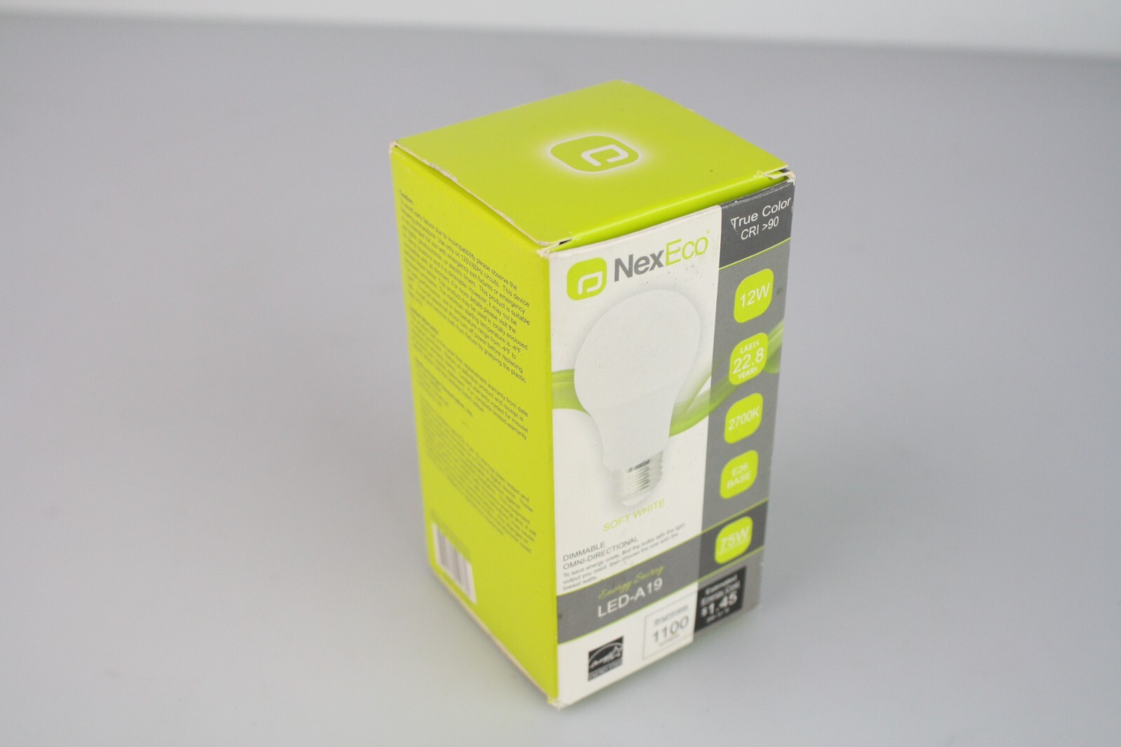 NexEco Light Bulb True Color CRI 90 1100 Lumens LED-A19 | eBay