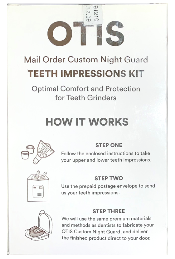 Otis Dental Mail Order Custom Night Guard Teeth Impression Kit - New ...