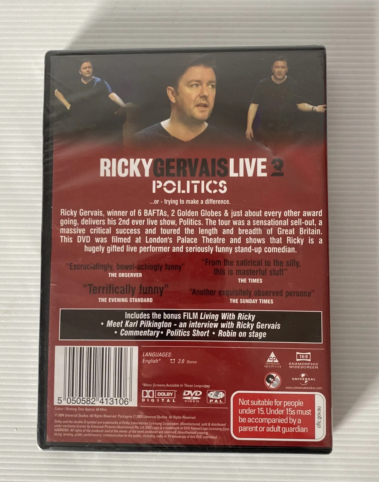 Ricky Gervais - Live 2 : Politics (DVD, 2004) for sale online | eBay