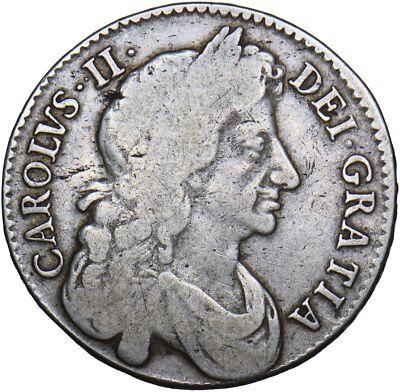 1679 Halfcrown - Charles II British Silver Coin - Nice | eBay