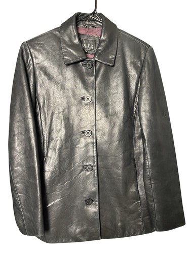 ADLER COLLECTION Lambskin Leather Jacket Genuine N.Z. Sz Women’s Small ...