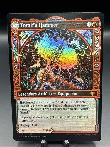 Toralf, God of Fury (Showcase) Kaldheim Foil for sale online | eBay