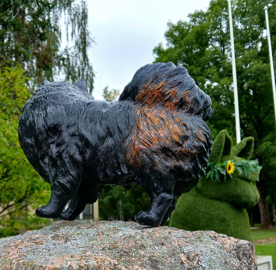 Pomeranian Spitz, Miniature Spitz, Spitz sculpture, Spitz figurine ...