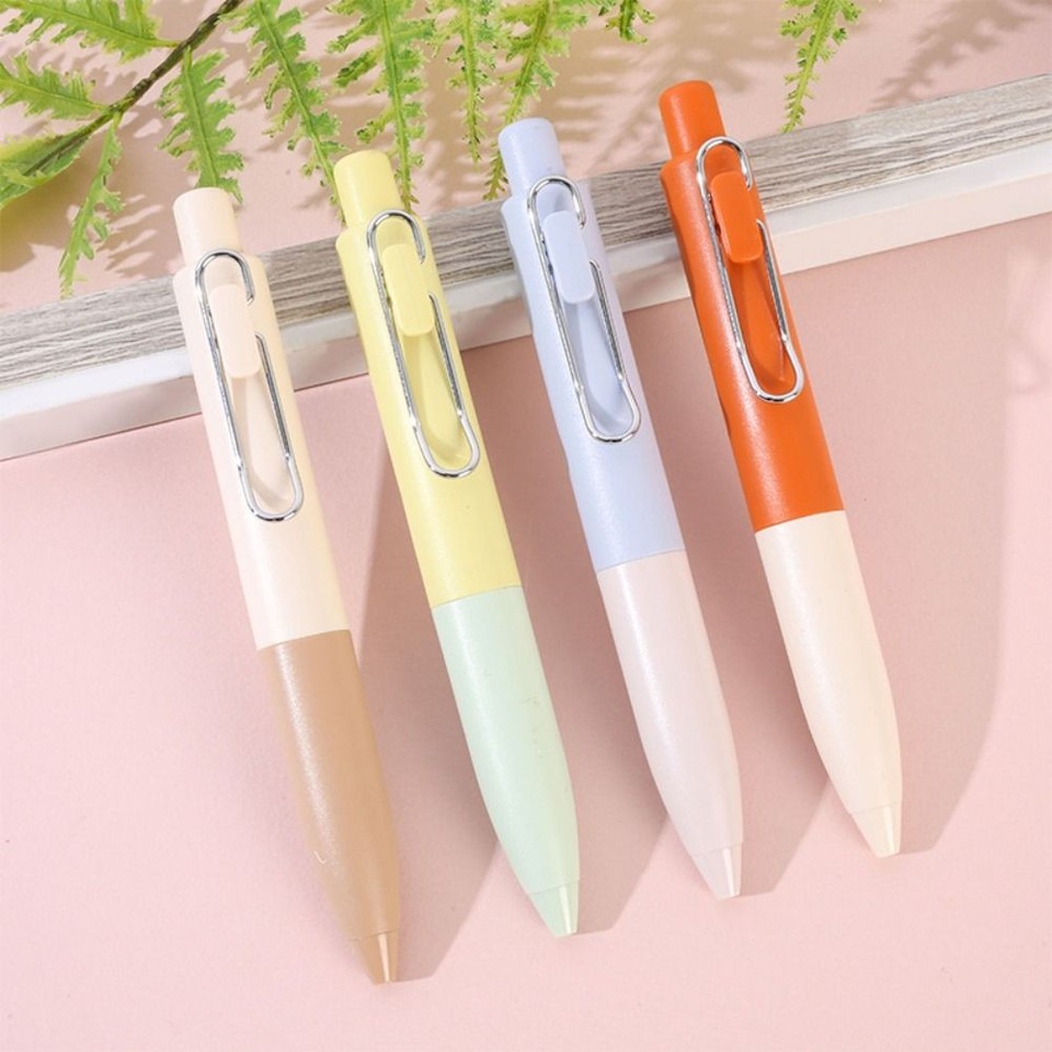 4Pcs/set Cute ST Pen Tip Boxed Signature Pen Student School Office ...