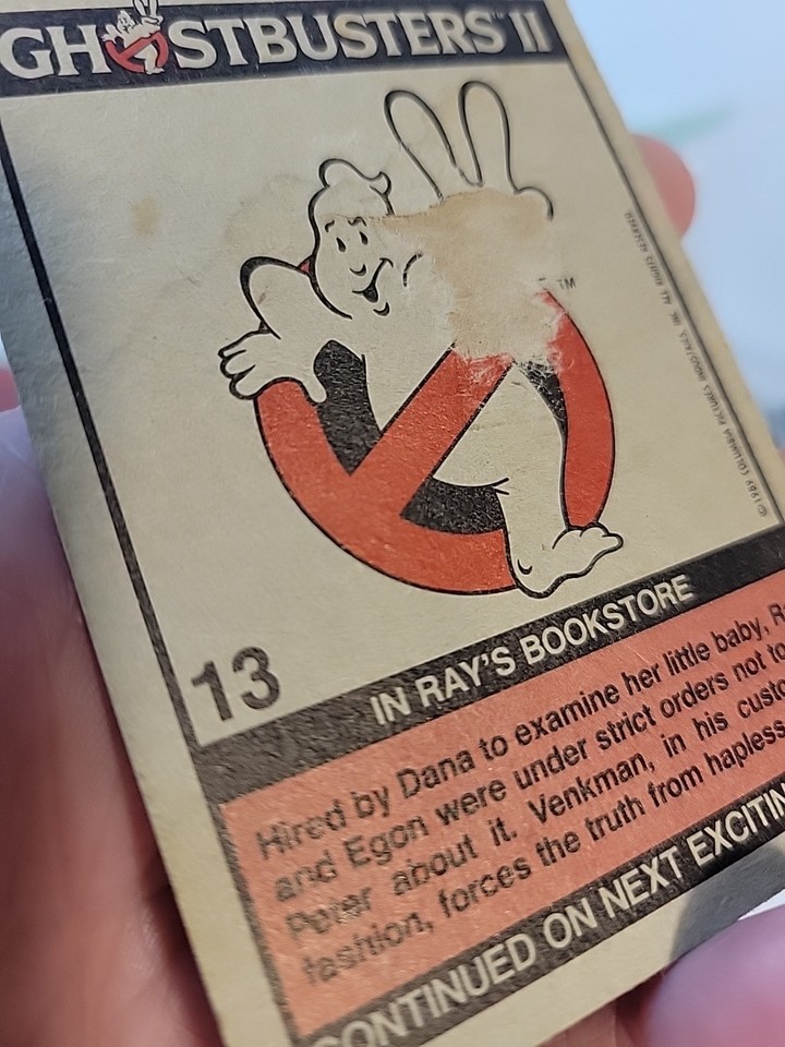 Ghostbusters II 2 SINGLE Non-Sport Trading Card by Topps 1989 | eBay