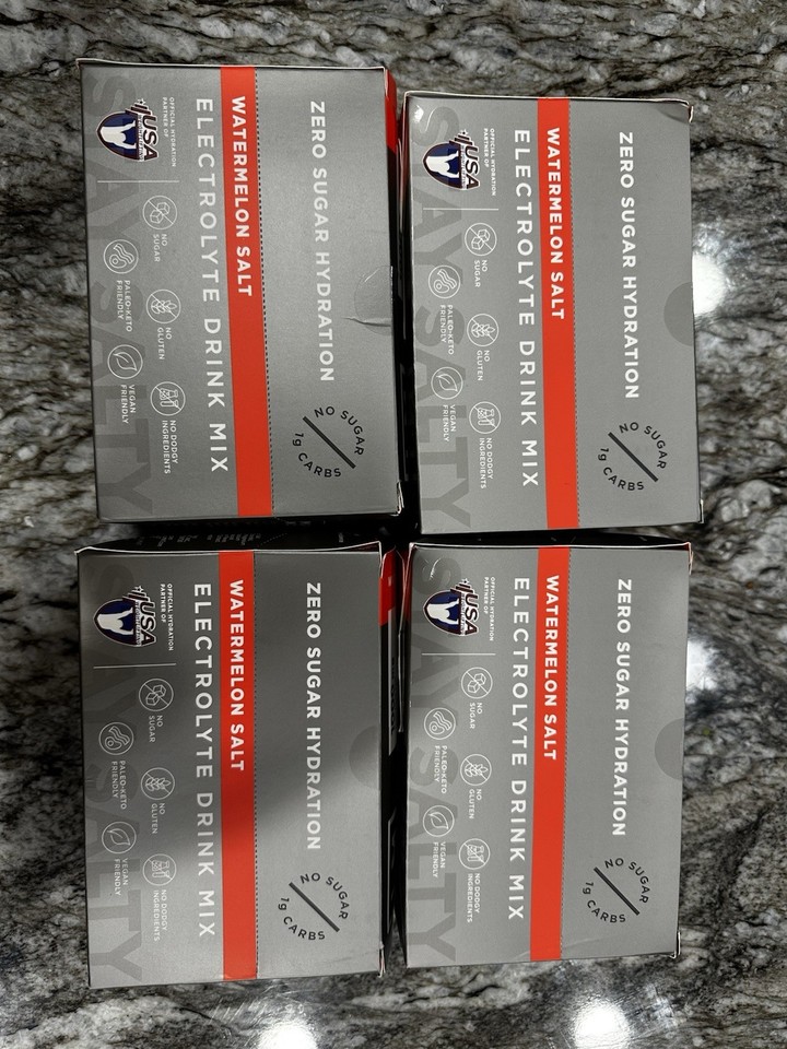 LMNT Electrolyte Drink Mix Watermelon Salt, 120 Stick Pack | eBay