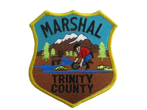 vintage Trinity County Marshal California Police Patch MINT | eBay