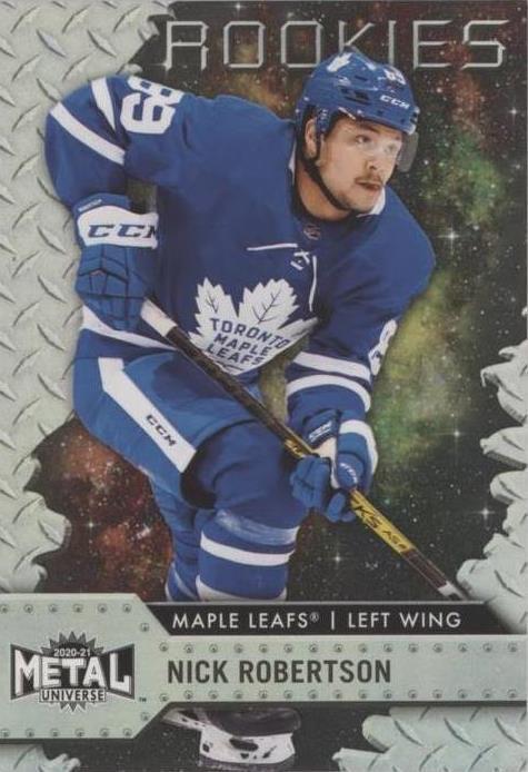 2020-21 Skybox Metal Universe - Rookies Nick Robertson #107 Spectrum ...