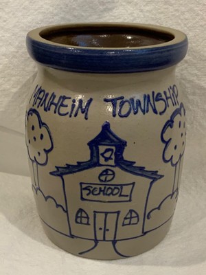 Beaumont Brothers Pottery Manheim Township School House Crock | eBay