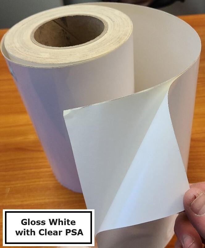 Gloss & Matte White Sign Vinyl Adhesive Decal Sticker CHEAP (Not for ...