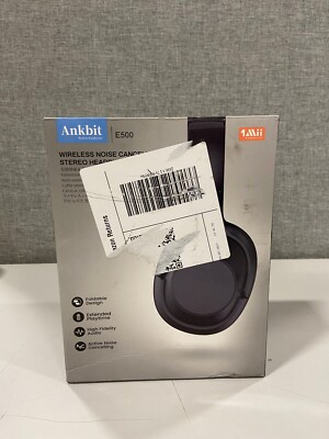 Ankbit E500 Wireless Noise Cancelling Stereo Headphones 1Mii Open Box ...