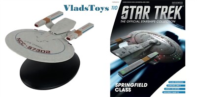 Eaglemoss Star Trek Springfield Class USS Chekov NCC-57302 #110 w ...
