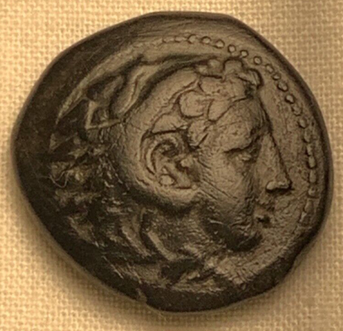 AU!! ALEXANDER III the GREAT 325BC Hercules Club Macedonia Ancient ...