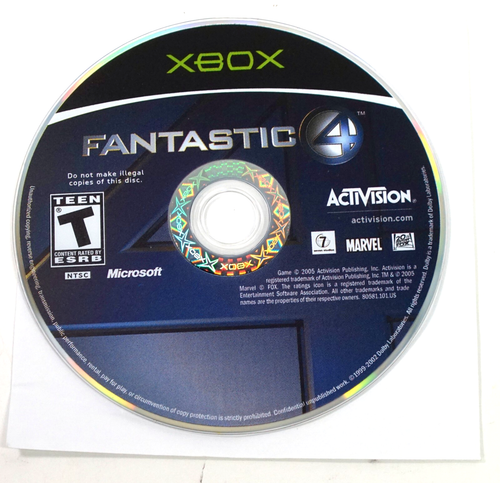 Fantastic 4 (Four) 2005 For Original Xbox - Disc Only | eBay