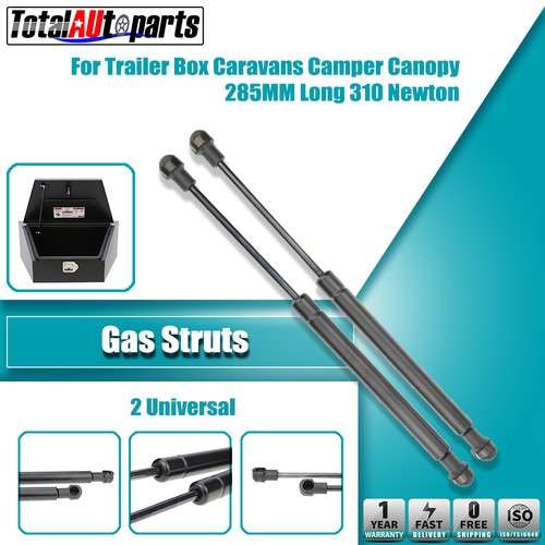 2x 285MM 310N Gas Struts for Caravans Camper Trailers Canopy Toolboxes ...