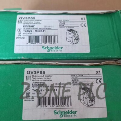 1pcs New SCHNEIDER GV3P65 Motor circuit breaker | eBay