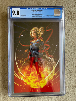 Captain Marvel #1 CGC 9.8 Nakayama Virgin 2019 First Appearance Ripley ...
