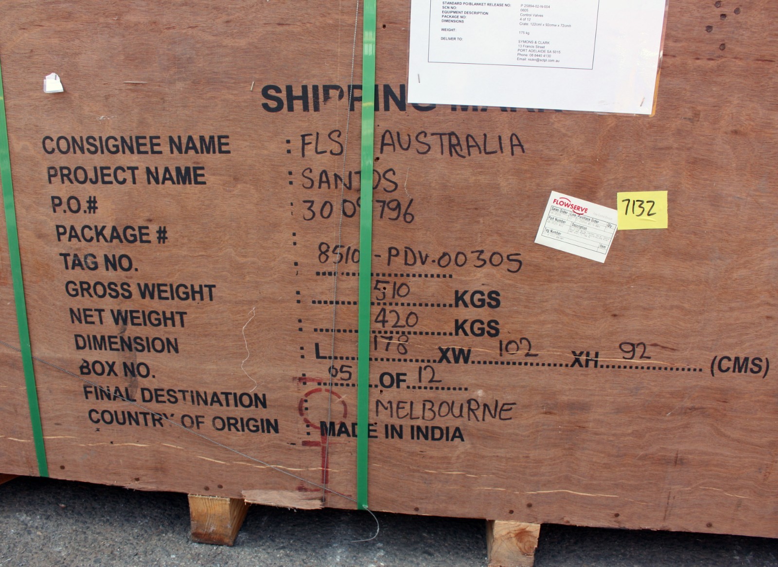 FLOWSERVE VALTEK Mark 100 DN150 6" CL150 Stainless Steel Control globe ...