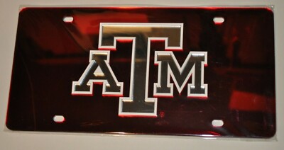 TEXAS A&M AGGIES CAR TRUCK TAG LICENSE PLATE TEXAS A&M AGGIES Acrylic ...