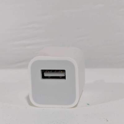 OEM Apple A1385 5W 1.0A USB Wall Charger Power Adapter - White | eBay