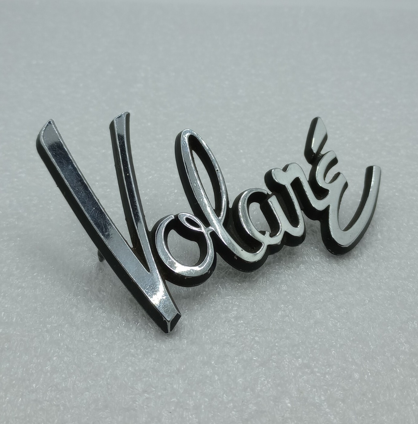 Vintage Plymouth Volare Chrome Metal Fender Emblem Part 4022352 1970s ...