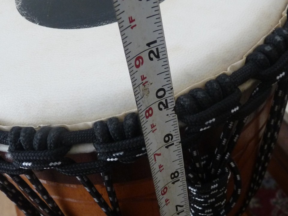 ECKO Hand Drum #INDIE60/DL8IG - 60cm DJEMBE LIGHT WOOD DESIGN | eBay