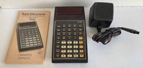 Texas Instruments TI-55 Electronic Calculator Vintage - WORKS when ...