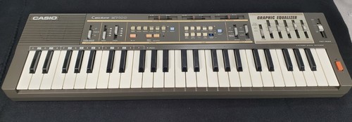 VTG 80s Casio Casiotone MT-100 Keyboard Synthesizer Equalizer Lofi ...