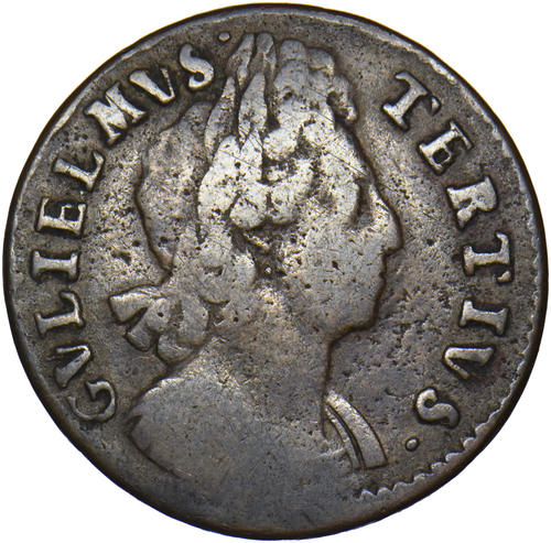 1701 Halfpenny (Unbarred A's in BRITANNIA) - William III British Copper ...