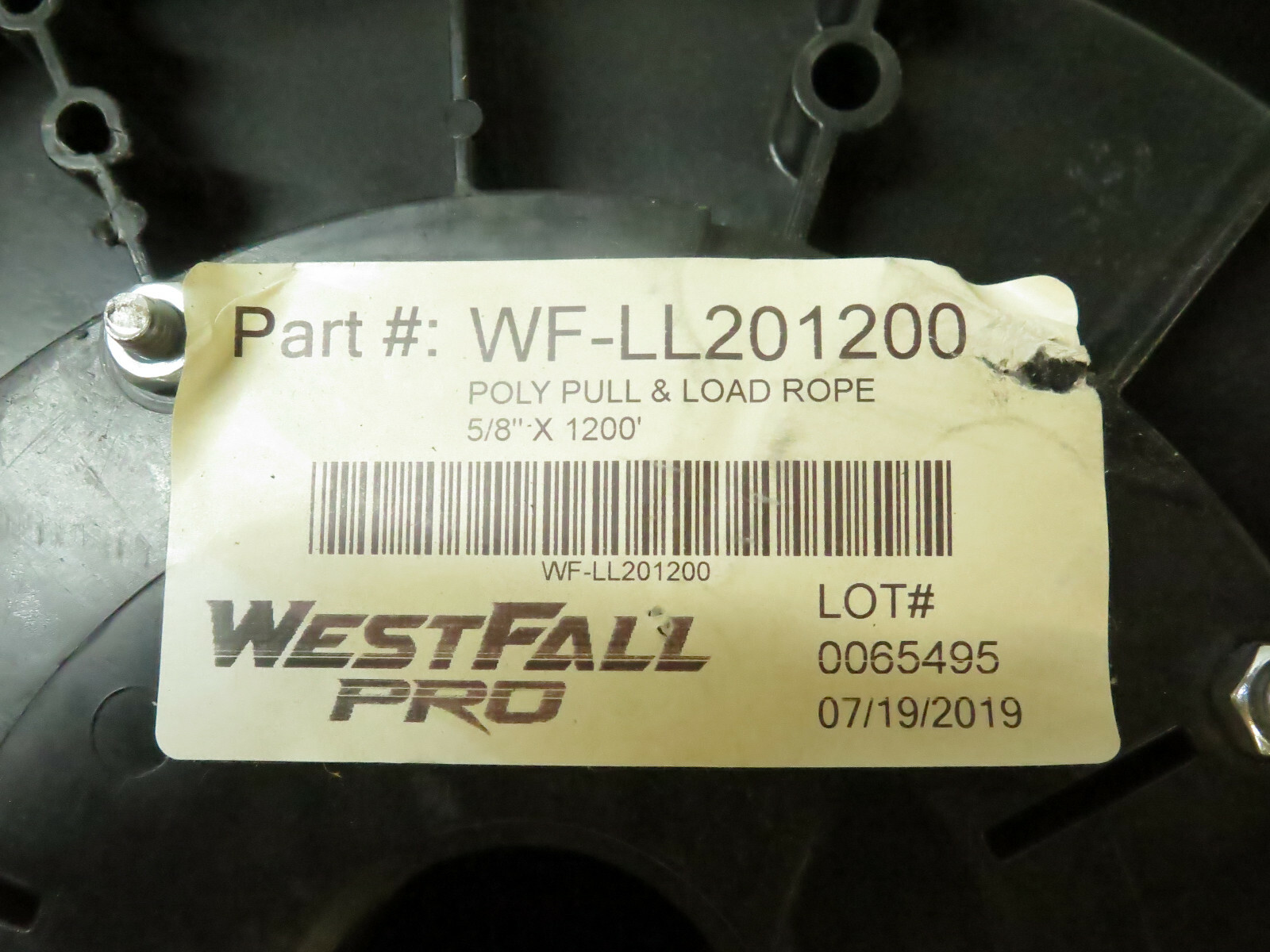 WestFall Pro WF-LL201200 Polyester Pull and Load Rope 5/8' x 1200 ...
