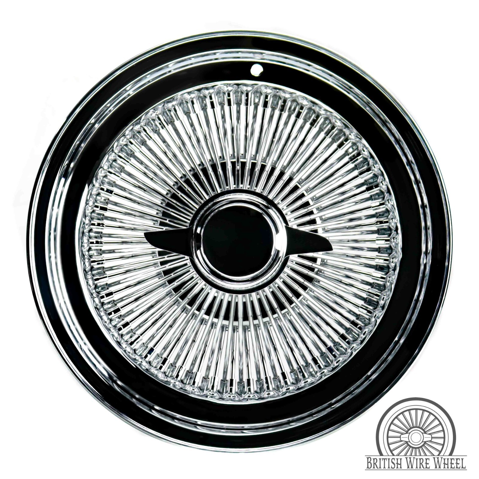 Lowrider Wire Wheels: 15 x 7 Standard, 100 Spoke w/ 2 Ear Spinner Caps ...