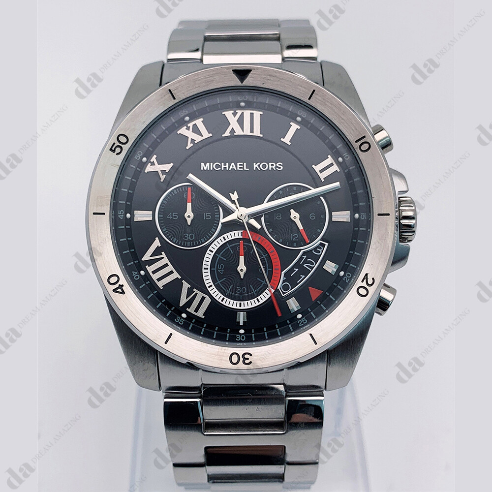 Michael+Kors+Brecken+Men%27s+Black+Watch+-+MK8438 for sale online | eBay