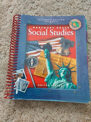 Harcourt Brace Social Studies 5th Grade 5 UNITED STATES Teacher Edition ...