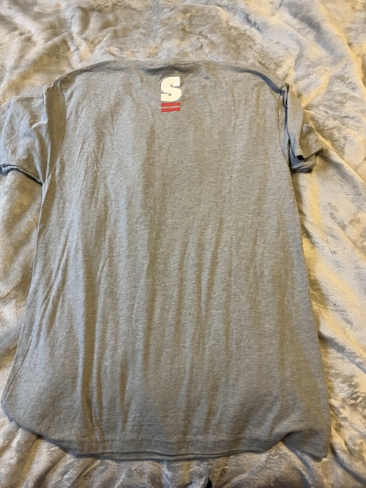 STACK'D SUPPLEMENTS Gray Logo Cotton Men's Crew Neck T-Shirt Size L | eBay