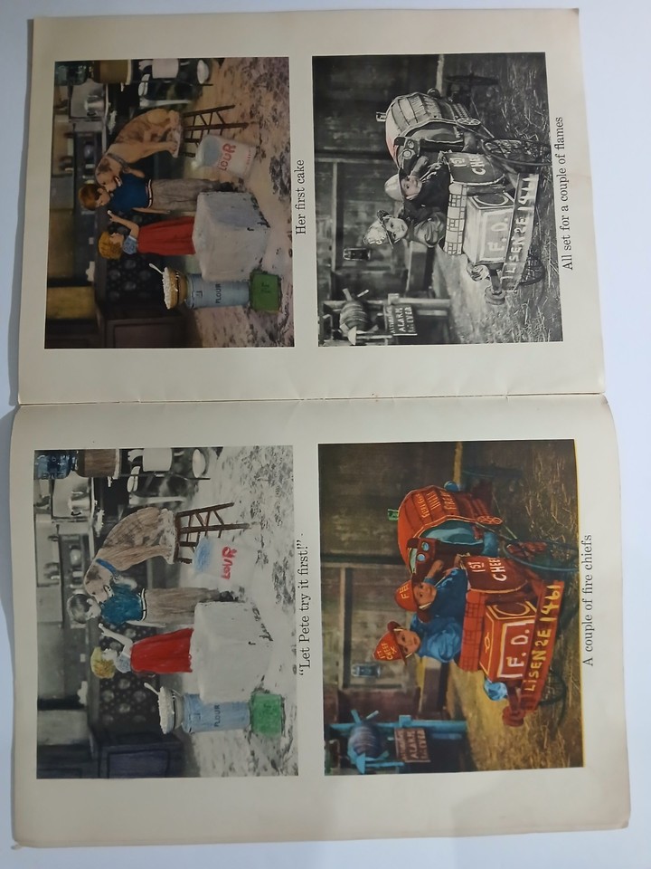 1933 "Our Gang" Coloring Book W/Film Scenes No. 966 READ 15X10.75 In ...
