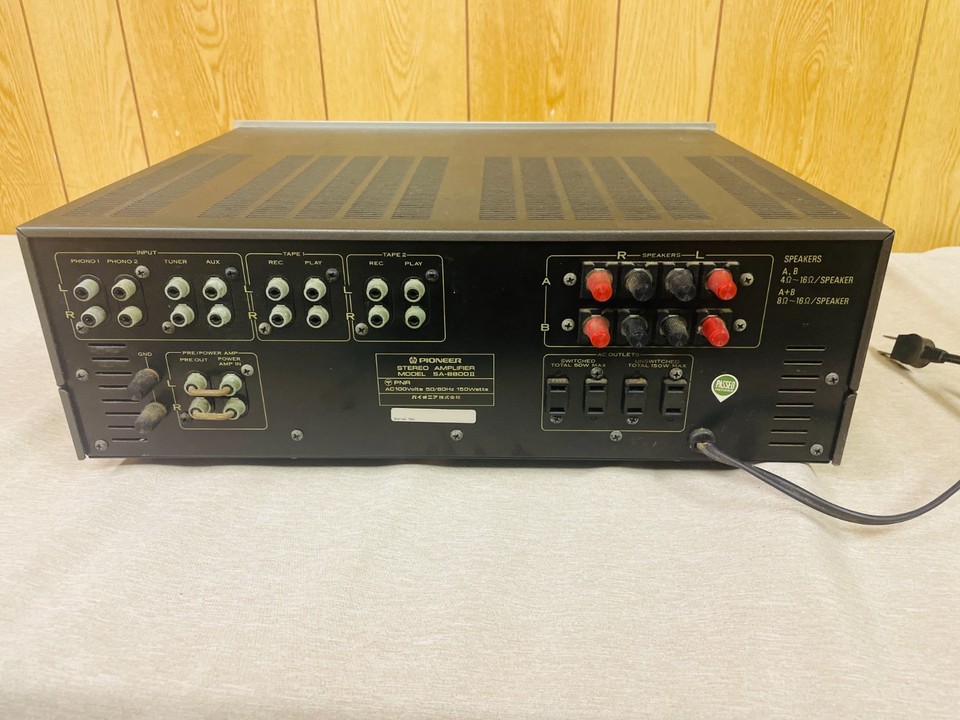 PIONEER SA-8800 Ⅱ Audio Stereo Integrated Amplifier ① for part free ...