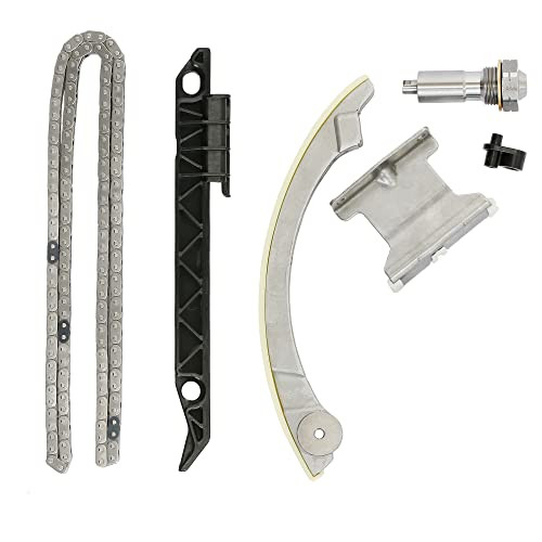 Timing Chain Kit with Tensioner Guide Rail Crank Sprocket Balance Shaft ...