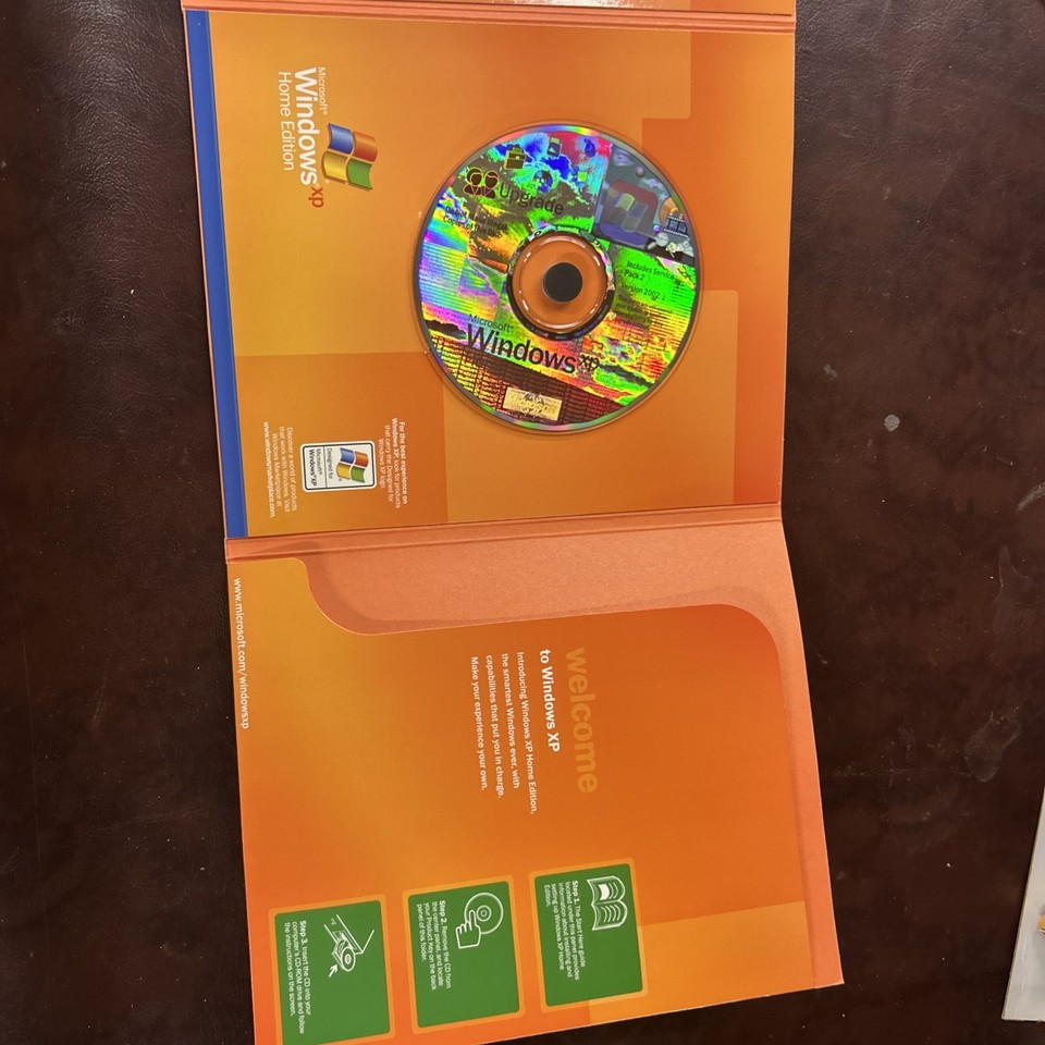 Microsoft Windows XP Home Edition Upgrade with SP2 Retail With Product ...