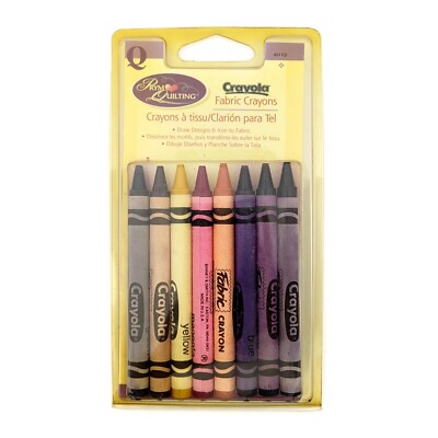 Vintage Crayola Fabric Crayons 8 Pack Prym Quilting New | eBay