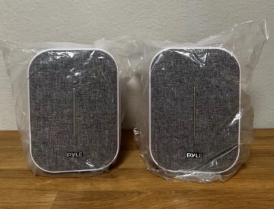 2x PyleHome PBKST33 50W Max Power Desktop Bluetooth Bookshelf Speakers ...