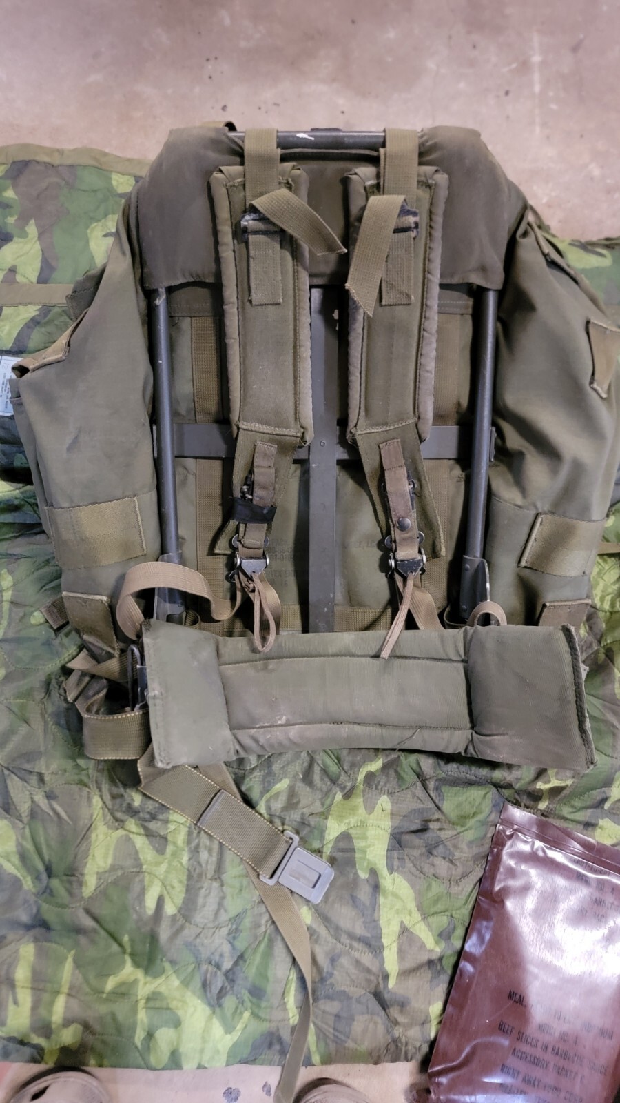 Field Pack Combat Large Backpack with Frame 8465-01-019-9103 | eBay