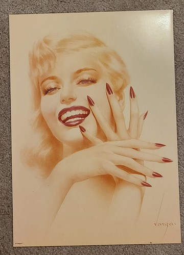 Marilyn Monroe Alberto Vargas Vintage Glossy Photo Poster Print 12x17 ...
