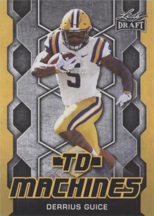 2018 Leaf Draft - Td Machines Derrius Guice #TD-06 Gold (RC) for sale online | eBay