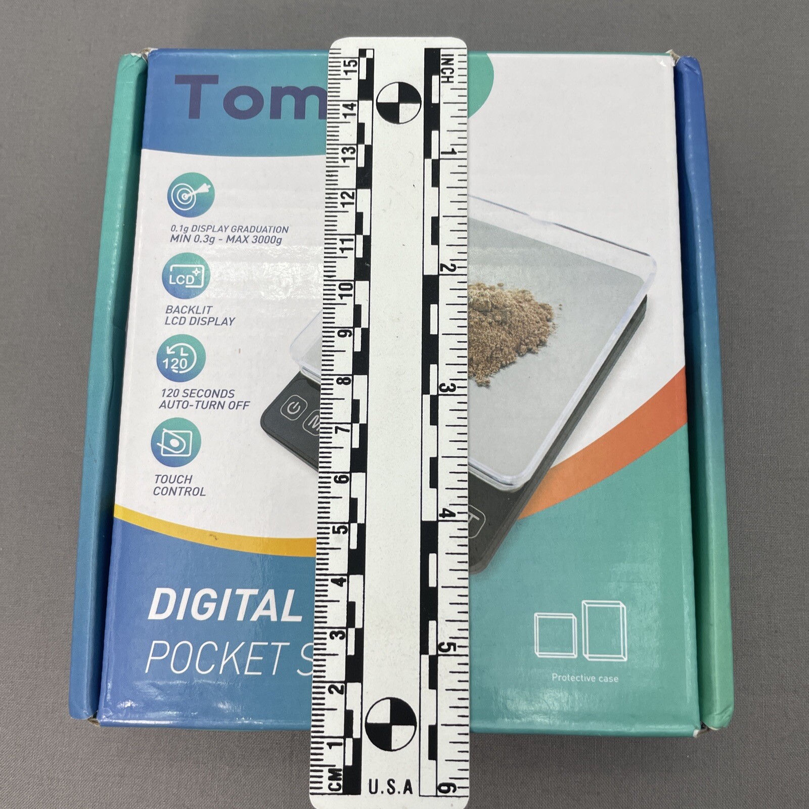 New Tomiba Digital Touch Pocket Scale 0.3g-3000g Auto off Backlit | eBay