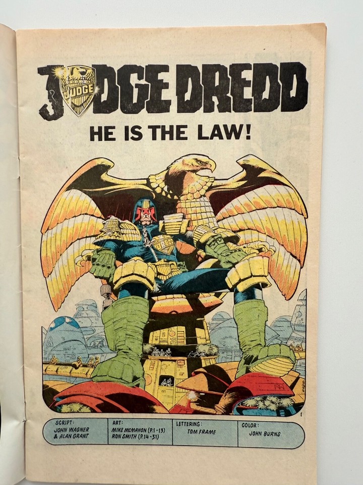 Judge Dredd No18 April 1985 Eagle Comics Very Good condition | eBay UK