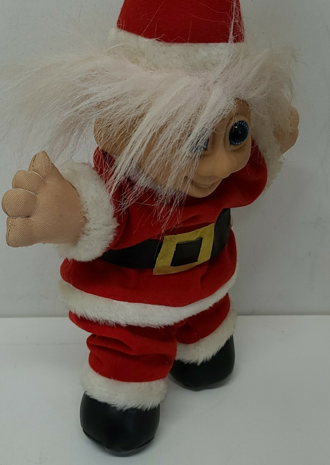Collectible Holiday Santa Claus Troll Christmas Doll Vtg 90s 1992 Shelf ...