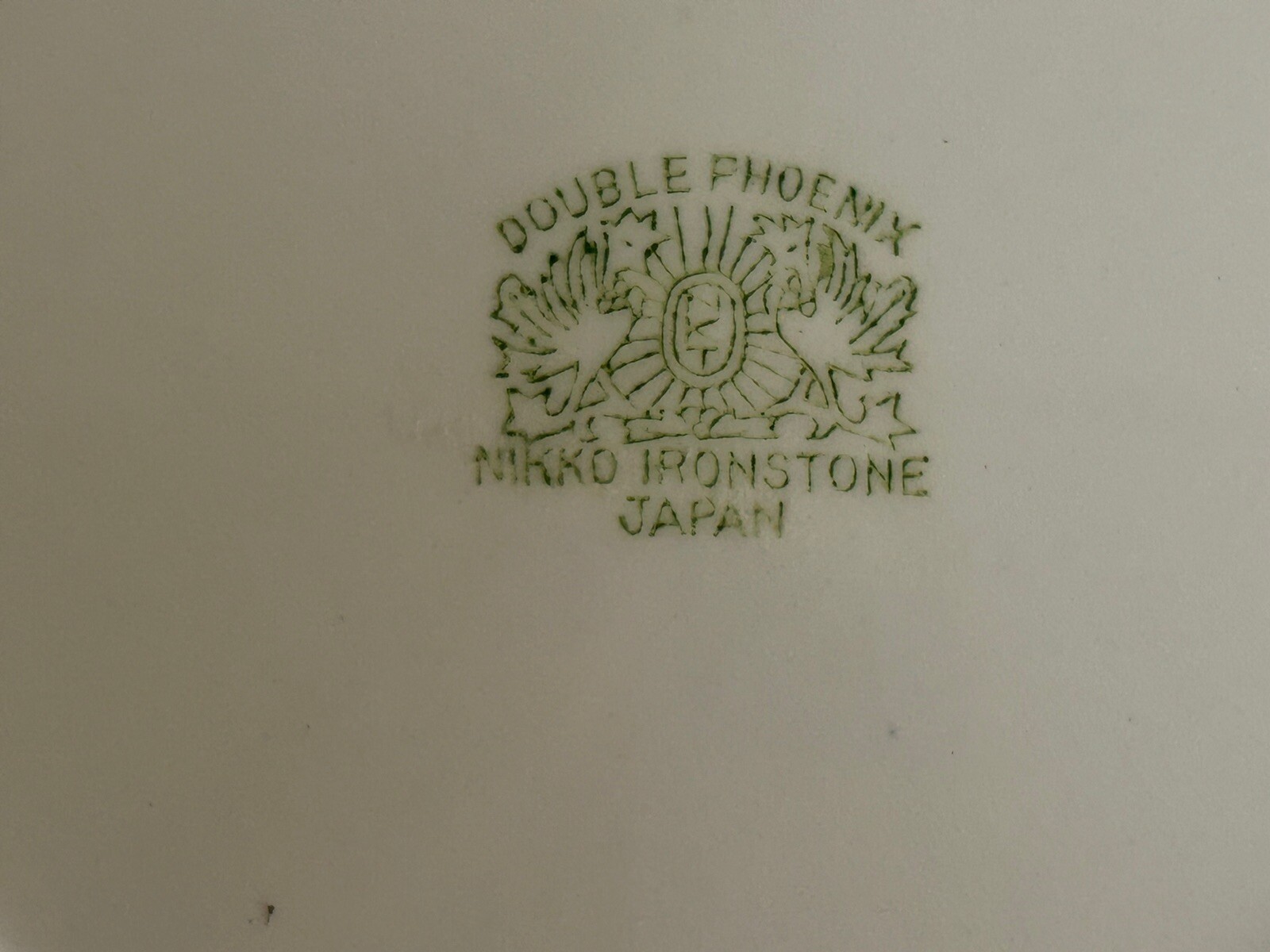 Set Of 4 Vintage Double Phoenix Nikko Ironstone Dessert Or Salad Plates ...