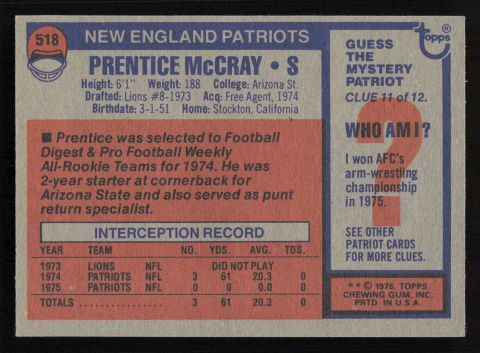 1991 Pacific #518 Prentice McCray Card TCCCX | eBay