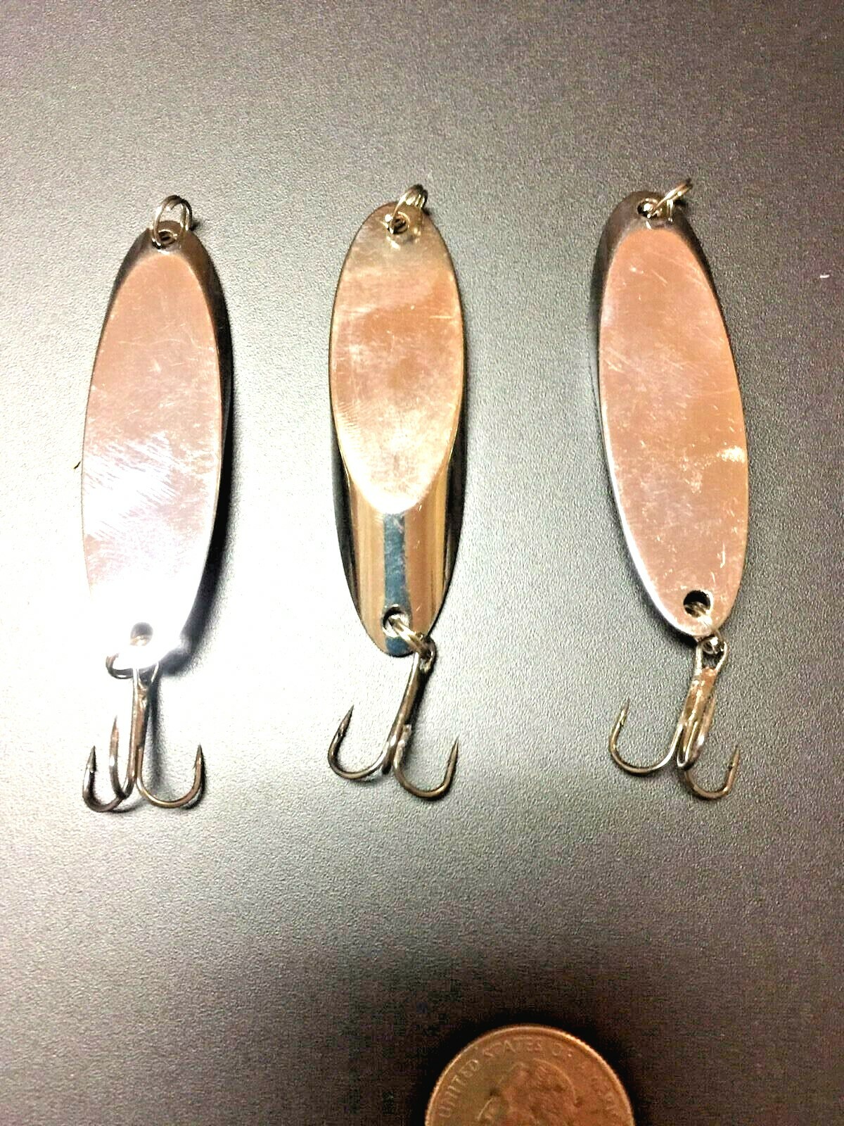 5 New, Kastmaster Style Silver Spoons, 1 ounce Trout,& Bass, Ocean? | eBay